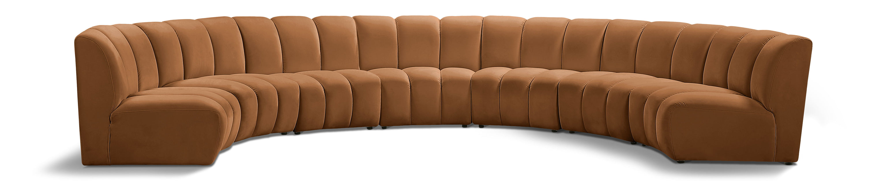 Infinity - 7 Piece Modular Sectional - Saddle | Simple Home Plus