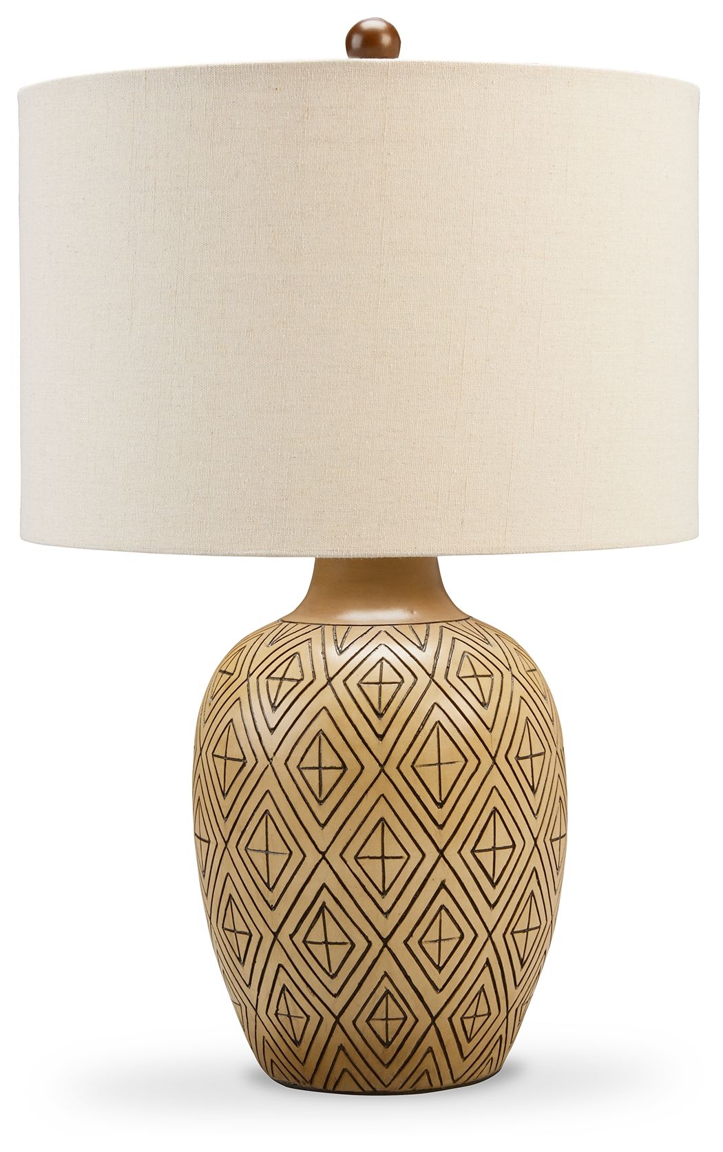 Jairgan - Tan / Black - Poly Table Lamp (Set of 2) | Simple Home Plus